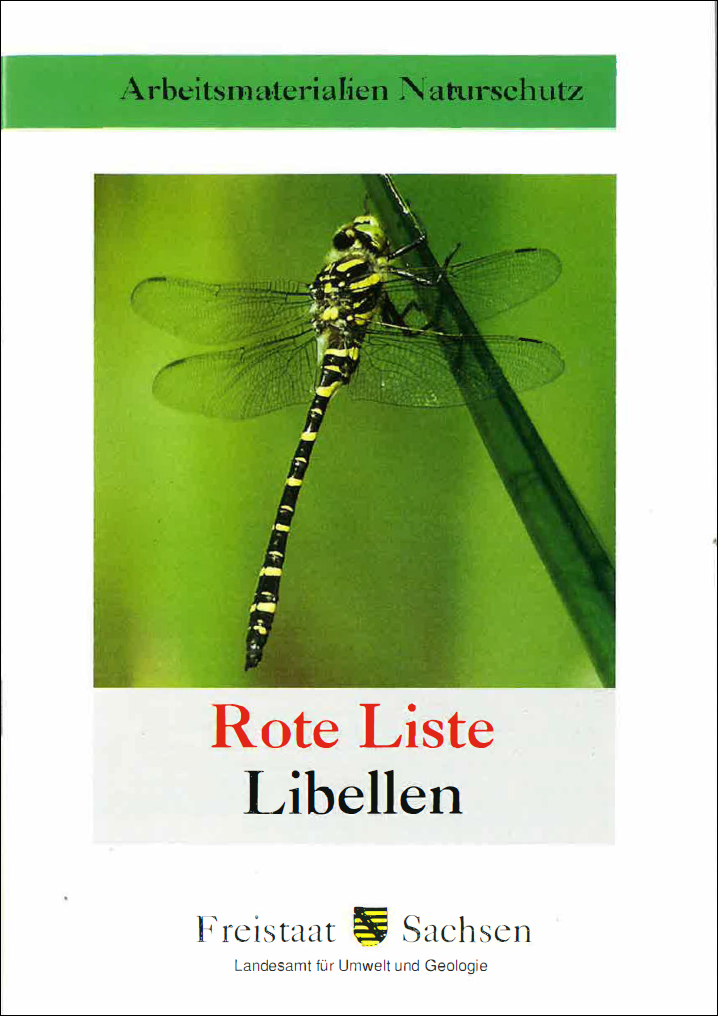 Rote Liste Libellen - Publikationen - sachsen.de